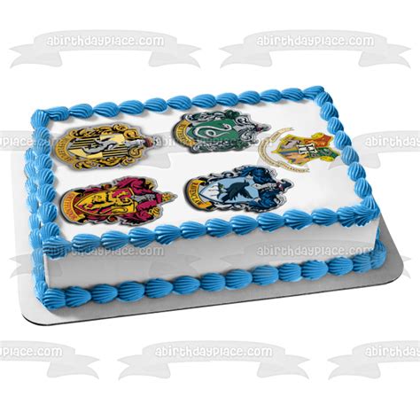 Harry Potter House Shields Slytherin Ravenclaw Hufflepuff Gryffindor E