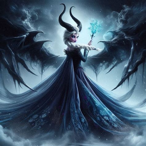 Elsa Maleficent Ai Generated By Joshuaecw21985 On Deviantart