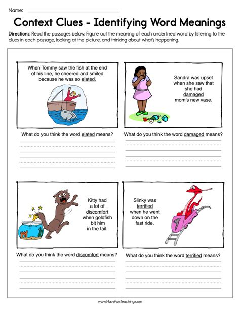 Teaching Context Clues 2nd Grade
