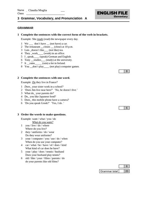 Ef3e Elem Filetest 3a Resolution Pdf English Language Human