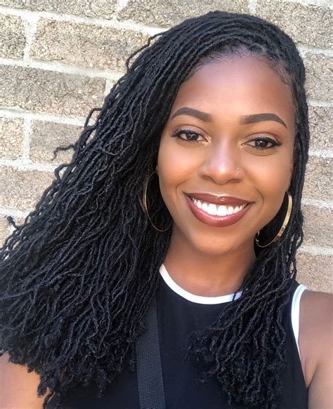 Side Swept Sisterlocks Dreadlock Hairstyles Twist Hairstyles Black