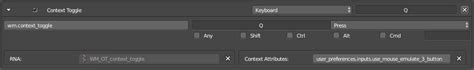 set a shortcut to switch on and off emulate 3 button mouse basics