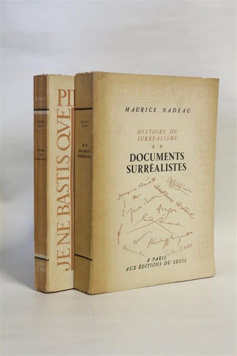 Histoire du surréalisme Documents surréalistes by NADEAU Maurice couverture souple