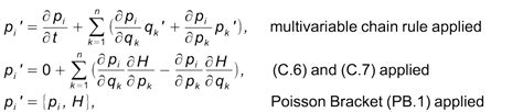 poisson bracket and hamilton equations