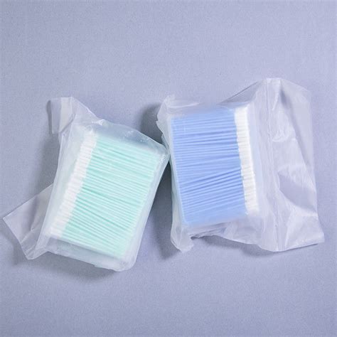 Dust Free Pp Stick Foam Cleaning Swabs Sw 2604c Thin Head 29 Mm Thickness