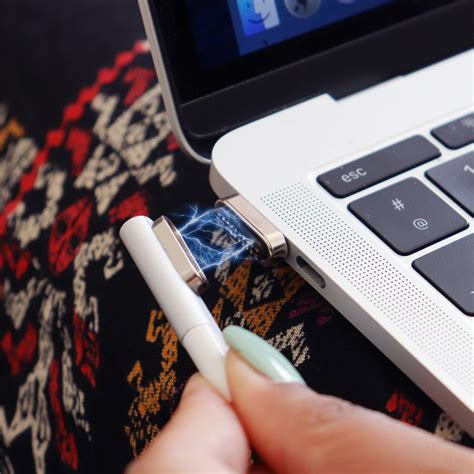 Sosav Adaptateur Magnétique Usb C Vers Magsafe
