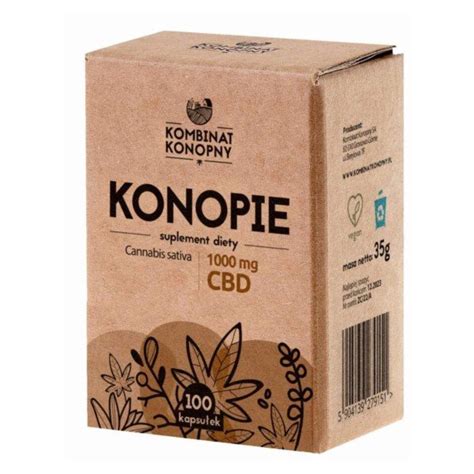 Kombinat Konopny Konopie w kapsułkach kaps Sklep EMPIK