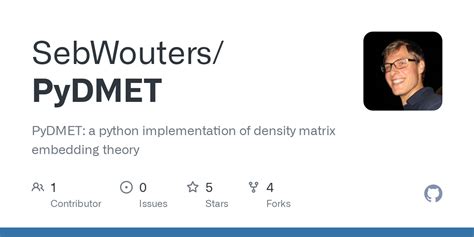 GitHub SebWouters PyDMET PyDMET A Python Implementation Of Density