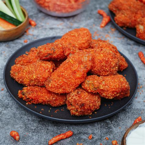Mind Blowing Air Fryer Flamin Hot Cheetos Chicken Wings 🧀🍗
