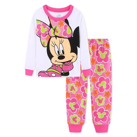 Conjuntos De Ropa De Dormir De Minnie Para Niños Pijamas De Navidad