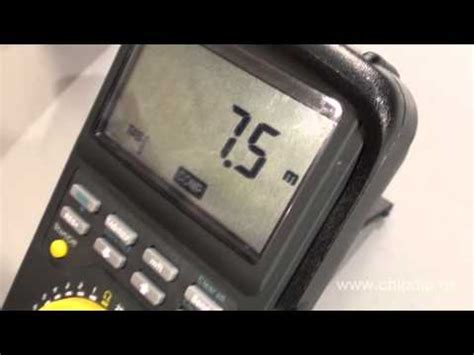 Cable Length Measuring Instrument Unitest Youtube