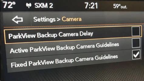 what is parkview backup camera delay grid lines disappear