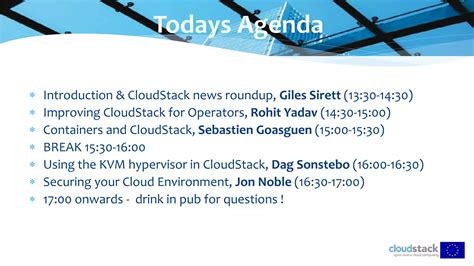Introduction And Cloudstack News Ppt