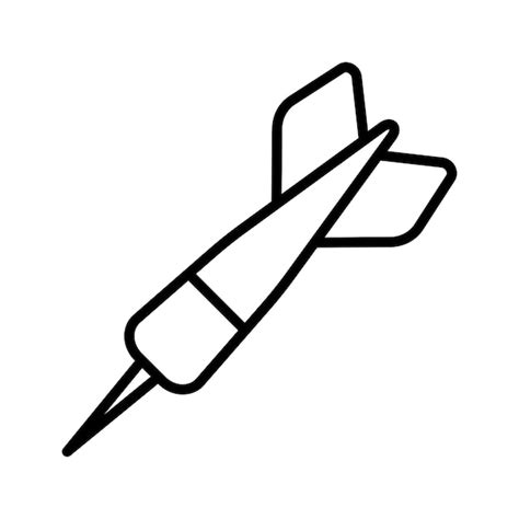 Premium Vector Dart Icon Vector Design Template Simple And Clean