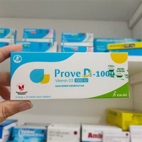 Jual Prove D3 1000 Iu Strip Isi 10 Tablet Original Kalbe Jakarta Barat Apotek Grogol Jaya