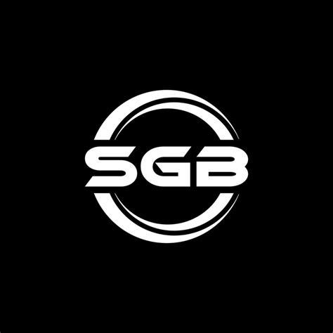 Sgb Letter Logo Design In Illustration Vector Logo Calligraphy