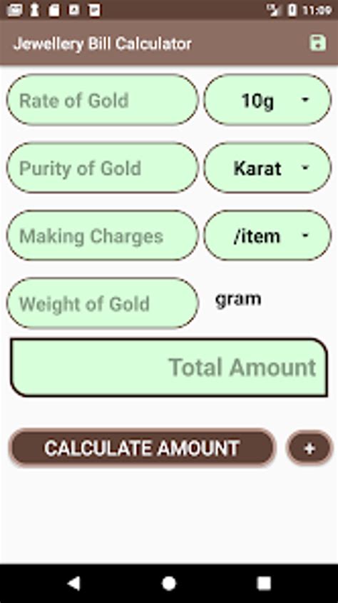 Jewellery Bill Calculator For Android Download