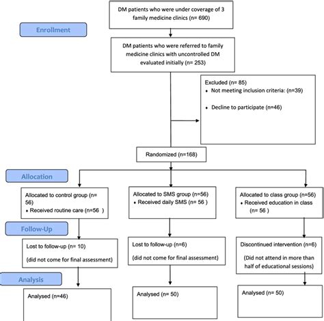 Participants Flow Chart Dm Diabetes Mellitus Download Scientific Diagram