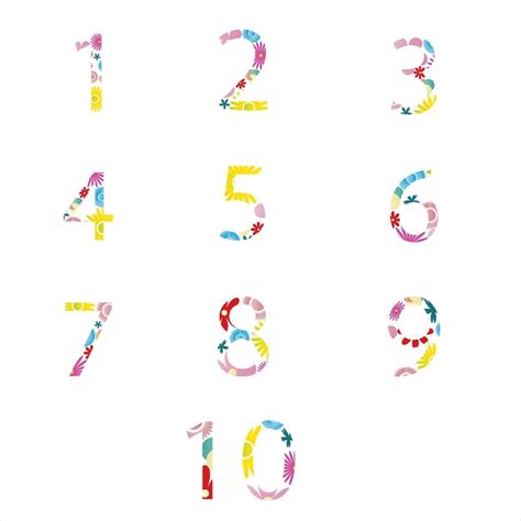 Premium Vector Numeric Art