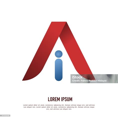 추상 문자 아이 로고 이 로고 아이콘은 추상적 인 모양을 창의적인 방식으로 결합합니다 브랜딩 또는 비즈니스 Id에 사용할 수 있습니다 벡터 아이콘 로고 디자인입니다 로고에