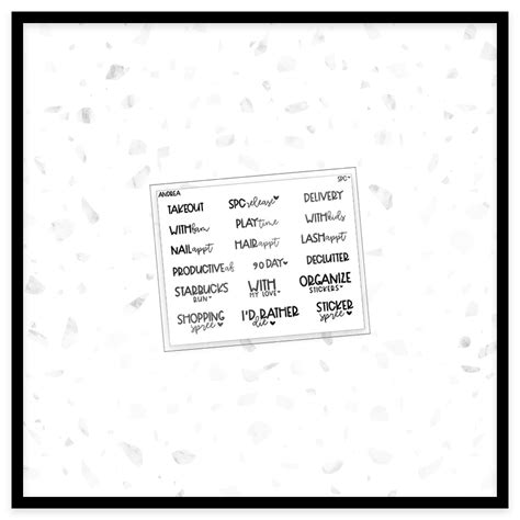 Script V2 Foil Sticker Grab Bag Scribble Prints Co