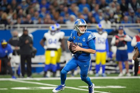 Jared Goff Leads Lions To First Playoff Win In 32 Years 24 23 Over