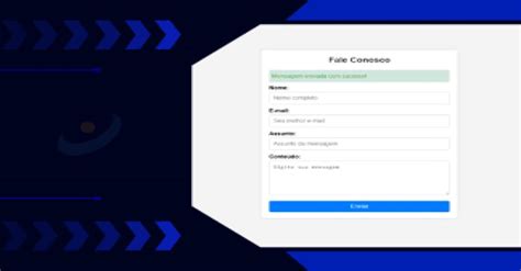 Como Criar Formulário De Contato E Enviar E Mail Com A Mensagem