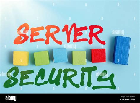 Text Sign Showing Server Security Business Showcase Web Server That Guarantees Secure Online