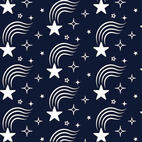 Patr N De Estrellas Plateadas De Dise O Plano Vector Gratis