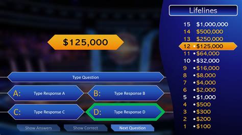 Download Who Wants To Be A Millionaire Ppt Game Template Tugy