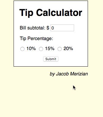 GitHub Jmerizia TipCalculator CodePath Web Security Pre Work Assignment