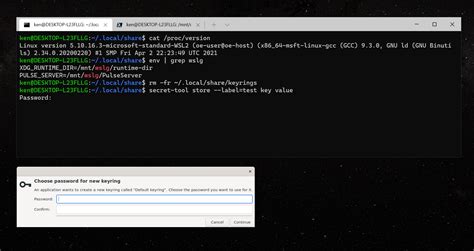 Question Possible Running Secret Service In Wsl2 · Issue 4254