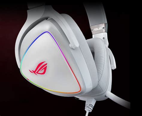 مشخصات، قیمت و خرید هدست گیمینگ Asus Rog Delta White Edition