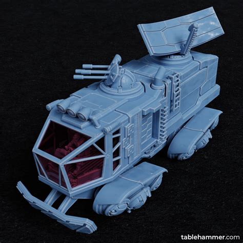 3d File Avalanche Unit Builder Human Super Heavy Transport Accell