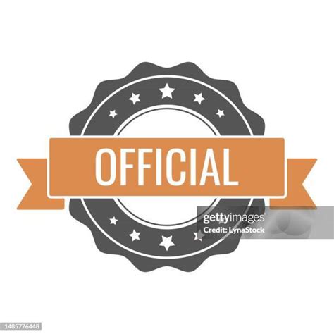 Official Stamp Seal Vector Badge Icon Template Illustration Isolated On