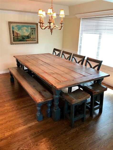 Farmhouse Style Dining Room Tables And Chairs At James Edwards Blog