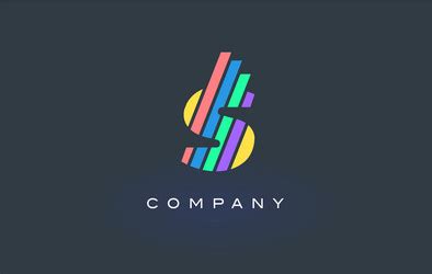 Creative Colorful Letters Sw S W Logo Royalty Free Vector