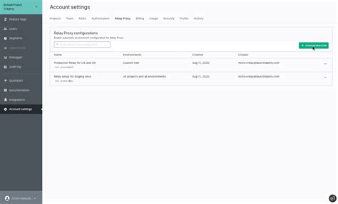 Relay Proxy Enterprise Automatic Configuration Launchdarkly