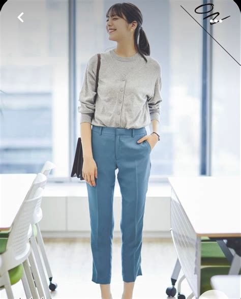 Pin By Miyaoka Sno On オフィスカジュアル組 Casual Work Outfits Casual Style
