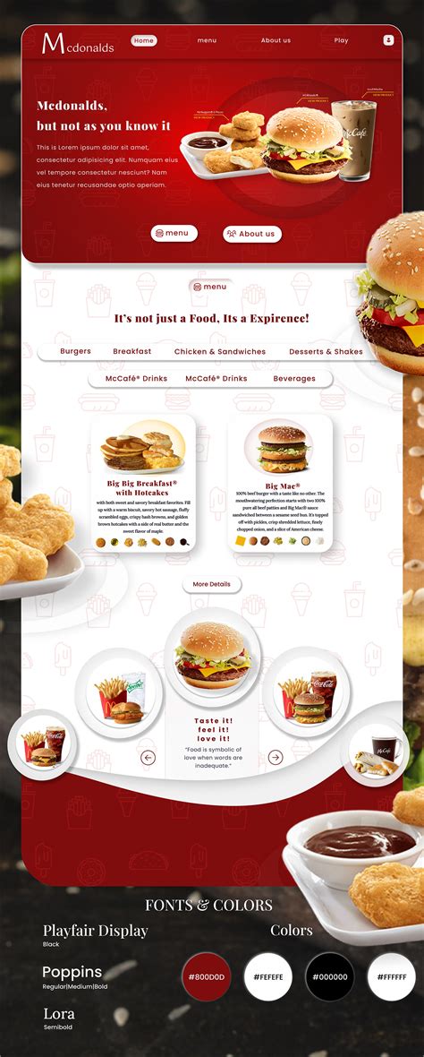 McDonalds Redesign On Behance
