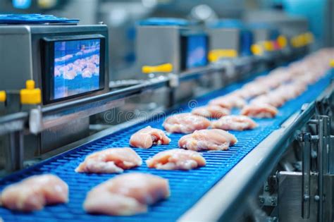 Modern Poultry Processing Plant Stock Illustrations 257 Modern