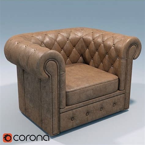 Classik Sofa Armchair 3d Model Cgtrader