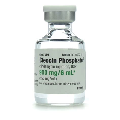 Cleocin Phosphate® Clindamycin 150mg Ml 900mg Vial Sdv 6ml 25