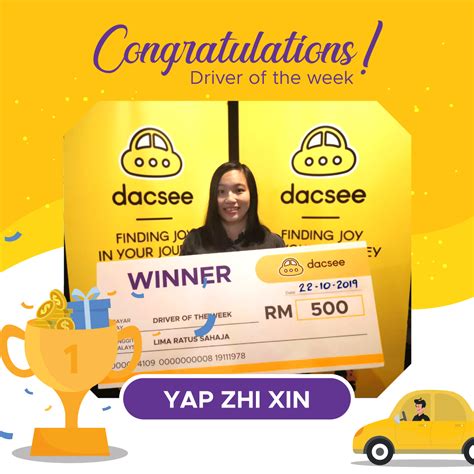 Dacsee Congratulations To Yap Zhi Xin For Being Selected Facebook