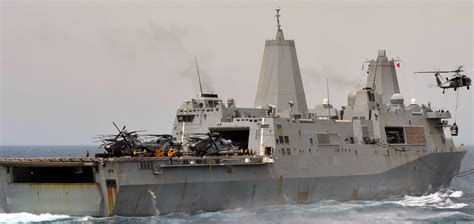 San Antonio Class Lpd Amphibious Transport Dock Ship Us Navy