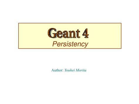 ppt persistency powerpoint presentation free download id 3634067