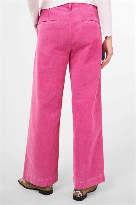 Blue Fire Marlene Wide Leg Cord In Pink Mode Wendeln Shop