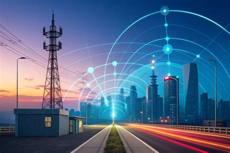 Vector Abstract Global Future Technology Electric Telecom Background Illustration Innovation