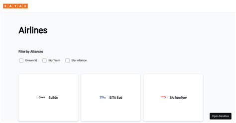 Kayak Frontend Coding Excercise Forked Codesandbox
