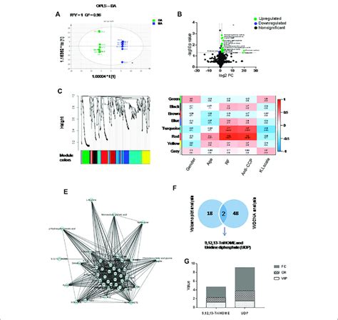 Multivariate Statistical Analysis For Metabolomics Data With Synovial
